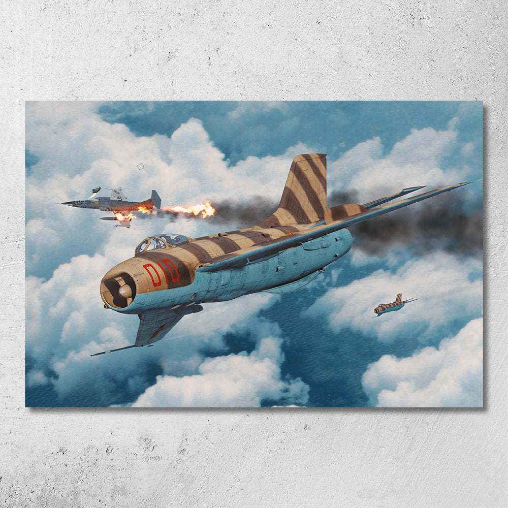 J6 vs F-104 Starfighter Poster – Alpha Check Designs