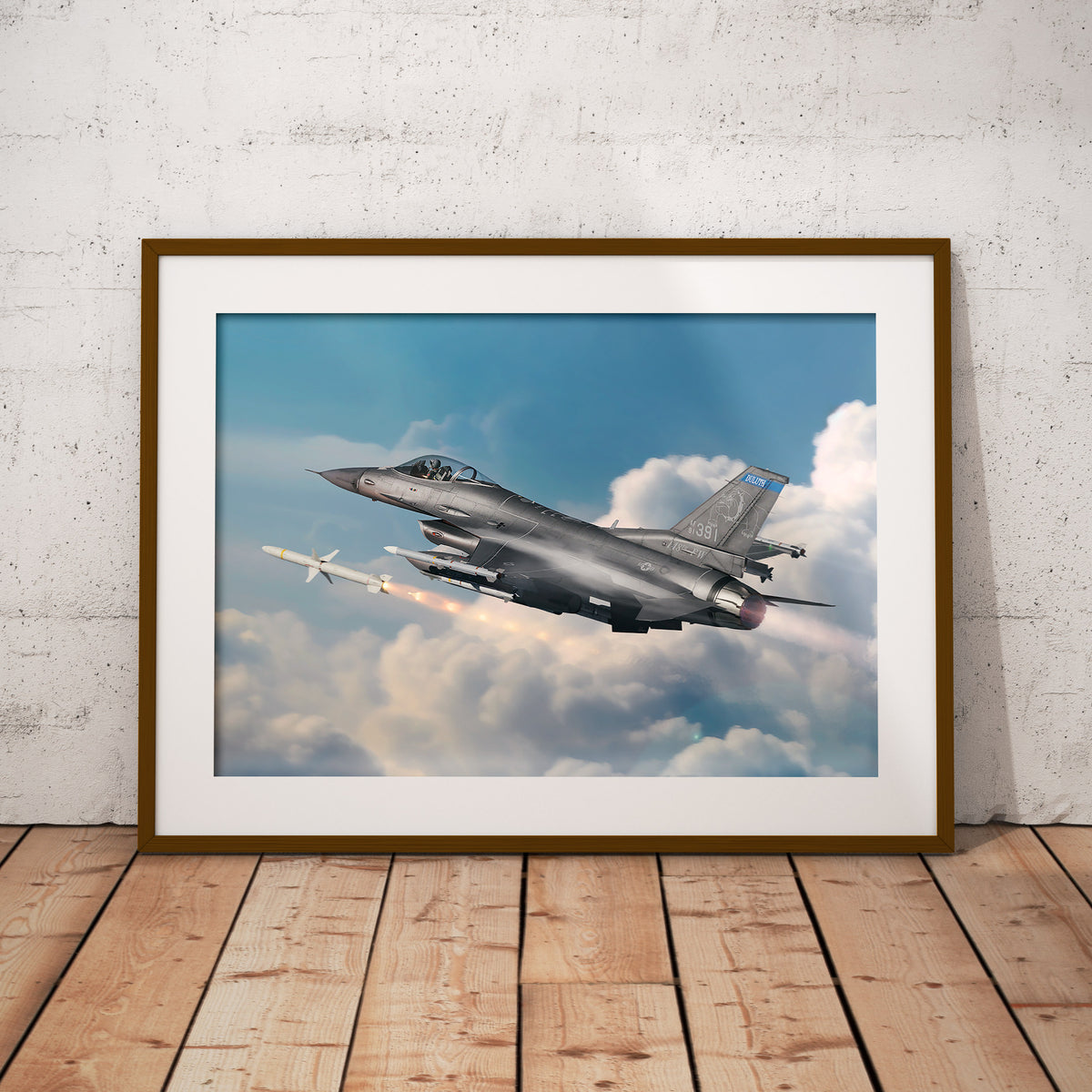 F-16 fighting falcon Wild Weasel Poster – Alpha Check Designs