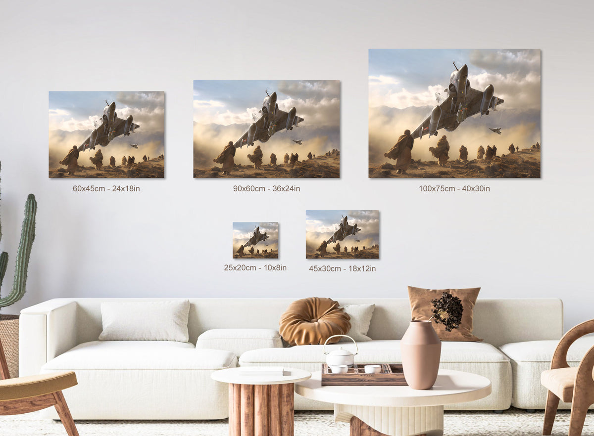 Mirage 2000D Show of Force Poster – Alpha Check Designs