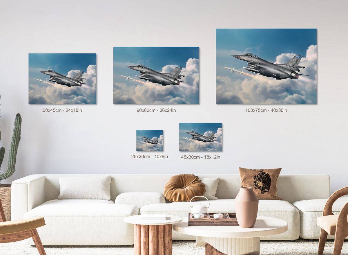 F-16 fighting falcon Wild Weasel Poster – Alpha Check Designs