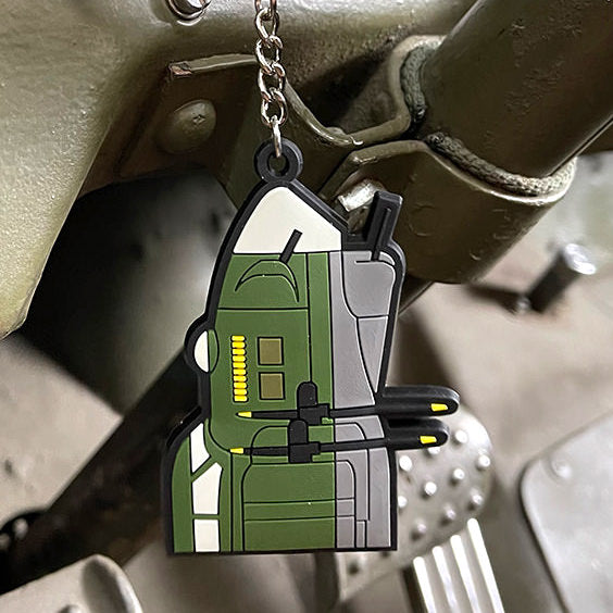 B-17 Flying Fortress WWII Flying Fortress Keychain – Alpha Check Designs