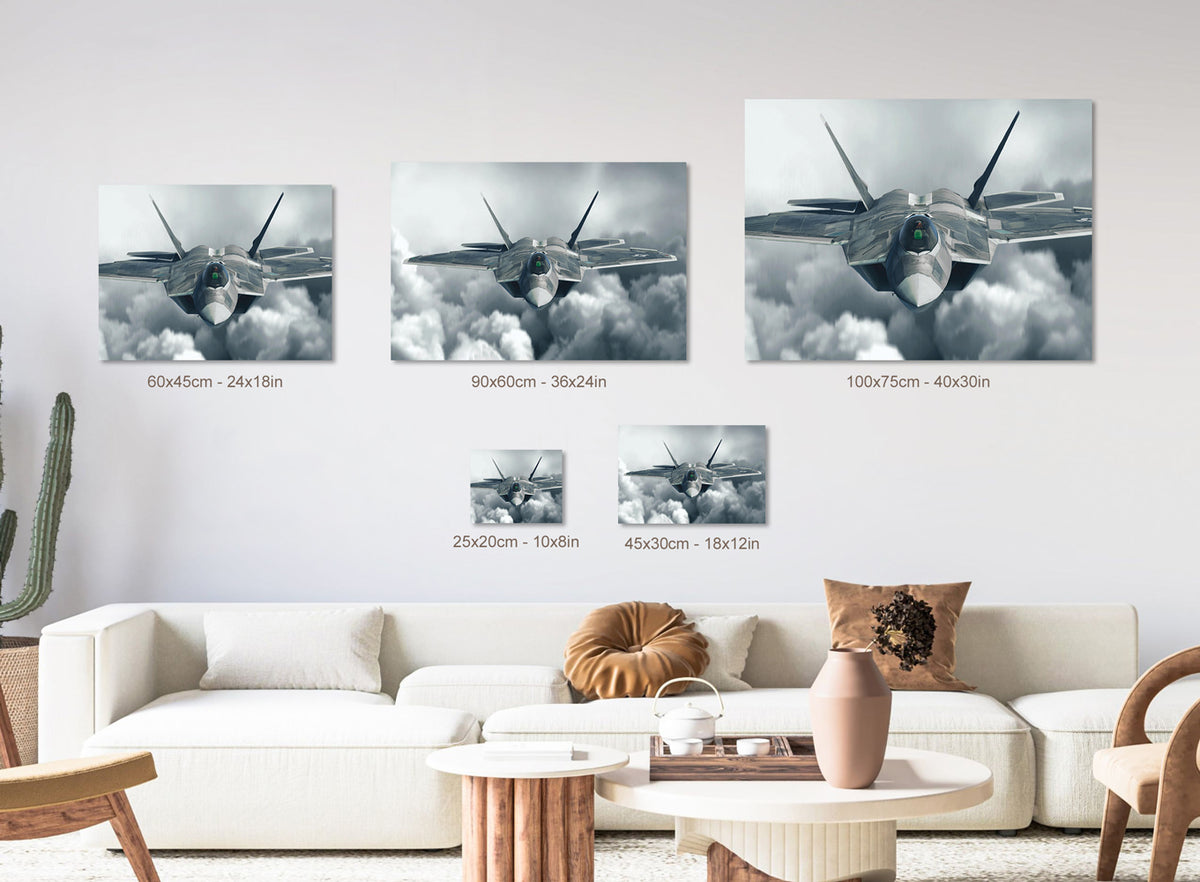 F-22A Raptor Poster – Alpha Check Designs