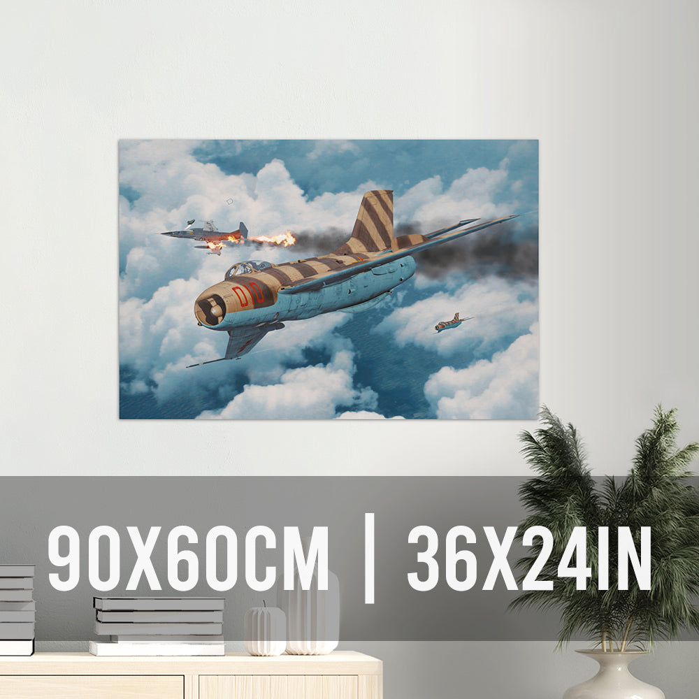 J6 vs F-104 Starfighter Poster – Alpha Check Designs